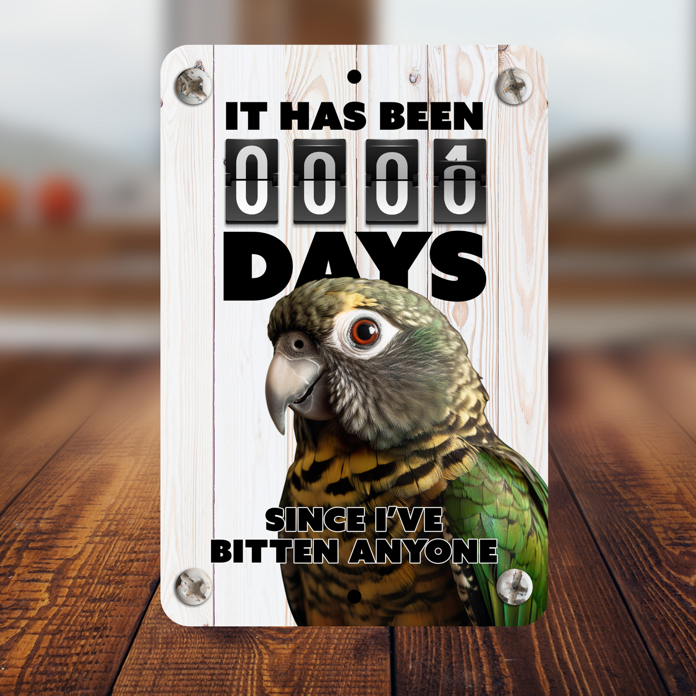 Green Cheek Conure Sign | Funny Green Cheek Conure Sign | Conure Sign ...